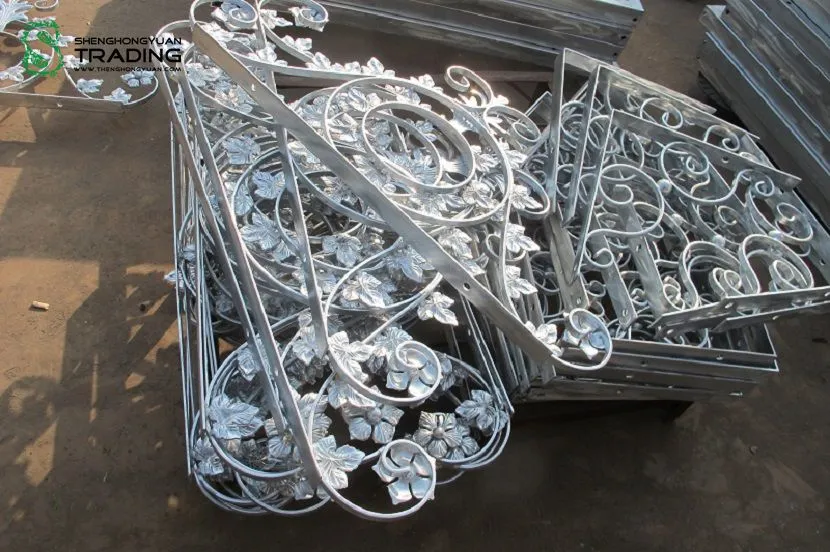 Metal Hot Dip Galvanizing Powder Coated Iron Steel Fence&Gate