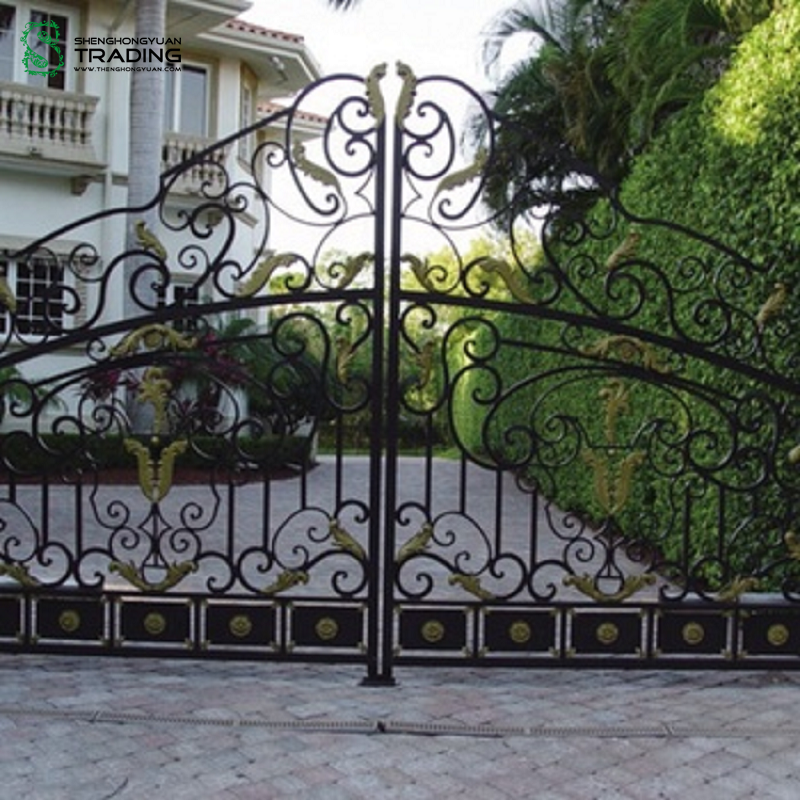 Wrought Iron Metal Gates