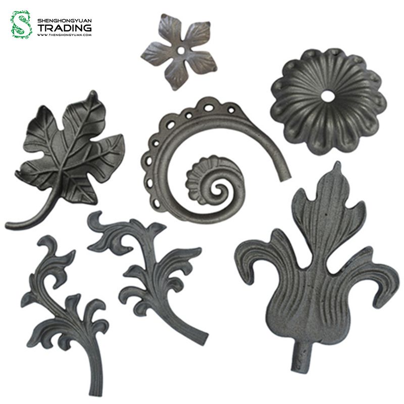 Cast Steel Flowers And Leaves