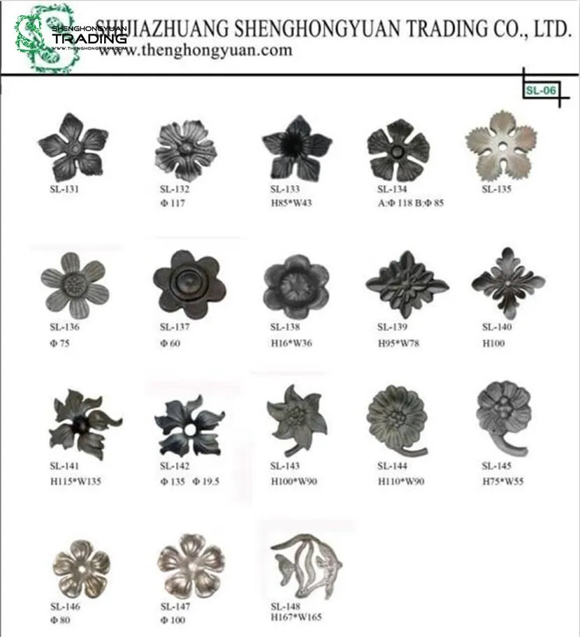 Ornamental Cast Iron Rosettes