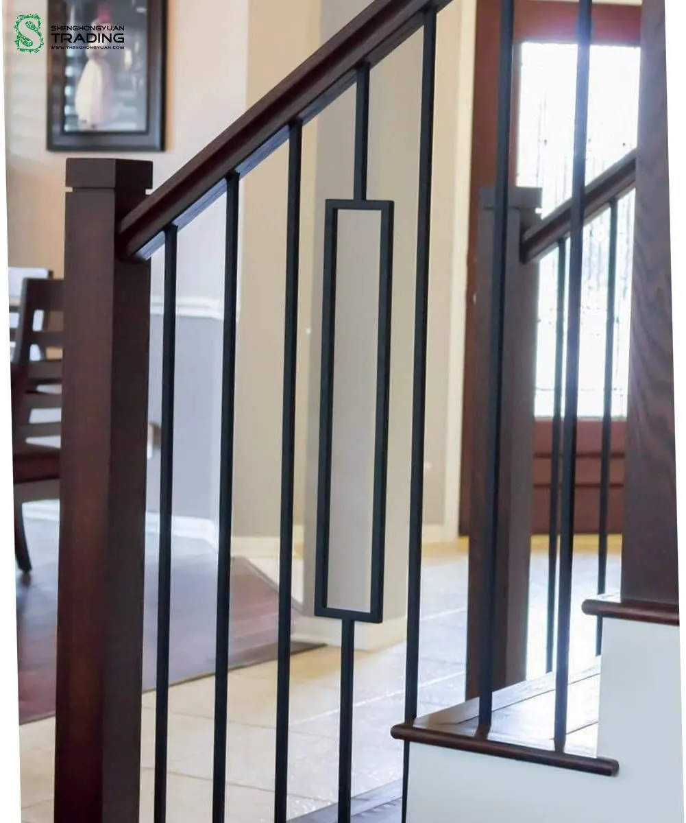 Stain Black Powder Coated Wrought Iron Pickets