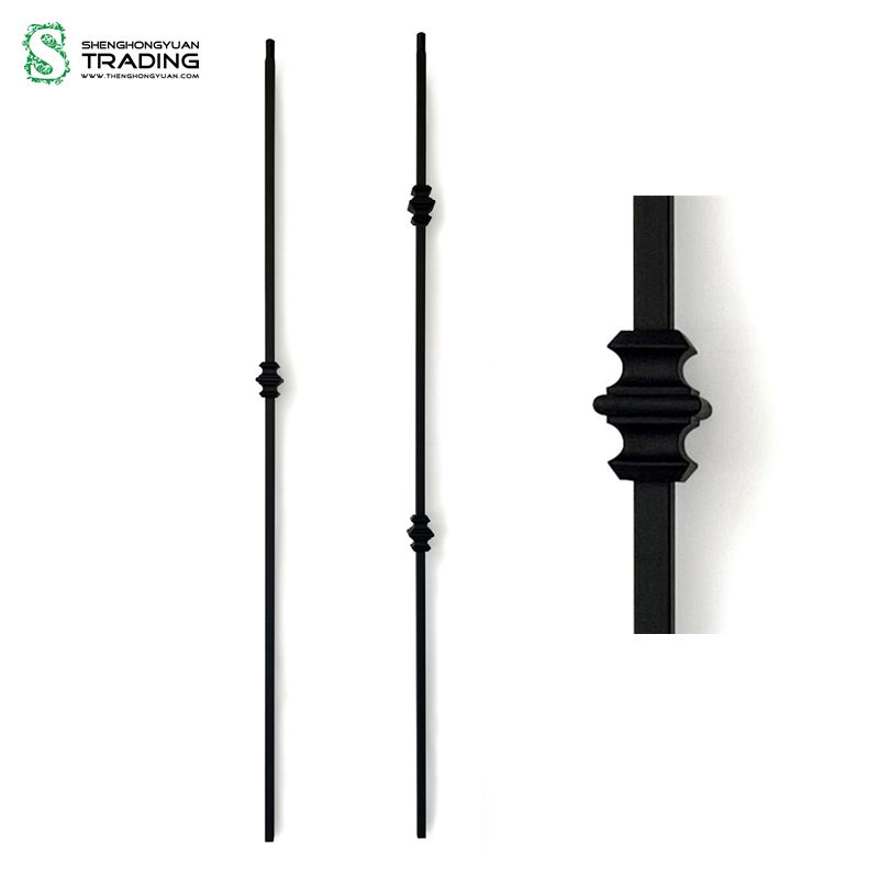 Stain Black Powder Coated Wrought Iron Pickets