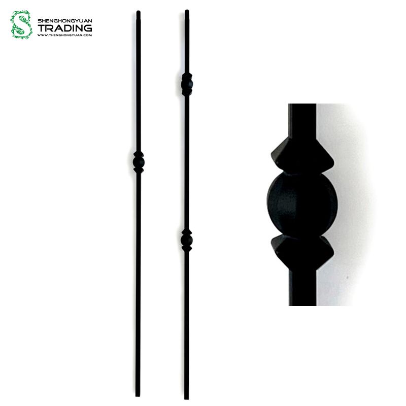 Stain Black Powder Coated Wrought Iron Pickets