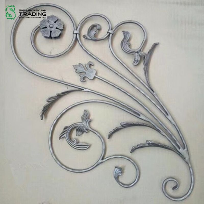 Decorative Ornamental Handmake Wrought Iron Rosettes