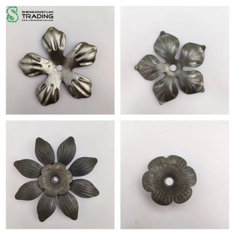 Decorative Metal Stamped Flowers