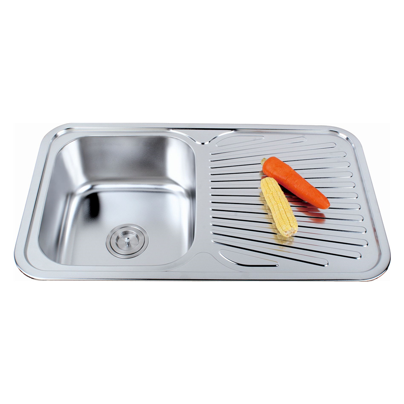 Sanitary ware drainer board kitchen sink 8148CT