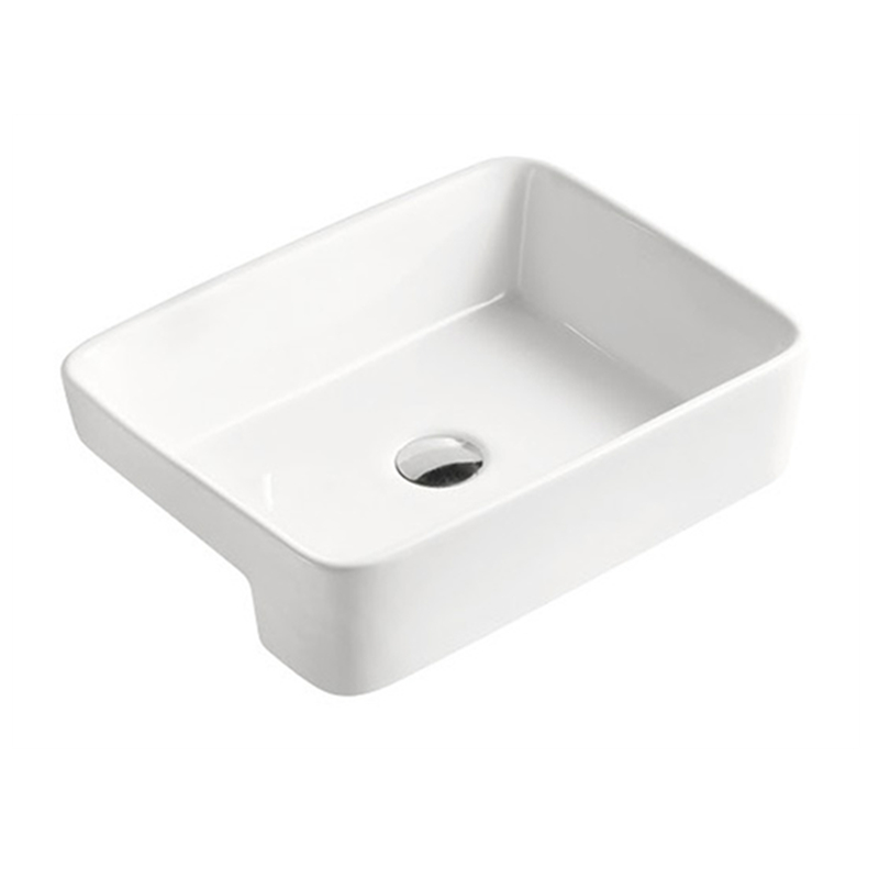 Bathroom Cabinet Rectangular Semi-recessed Basin HY-401A
