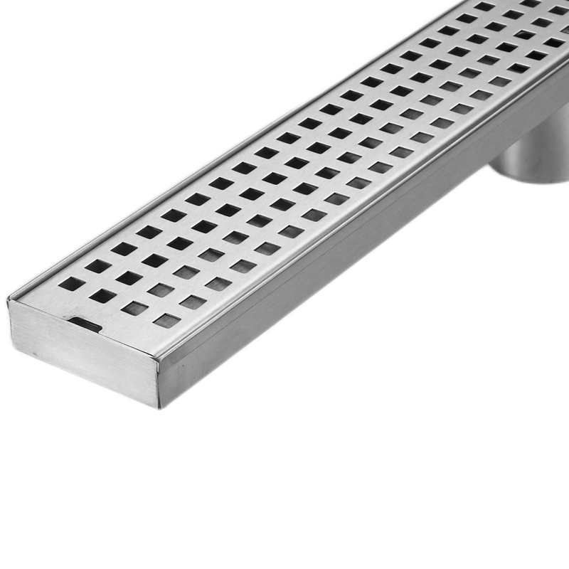Bathroom Stainless Steel Rectangular Floor Drain CY-D44