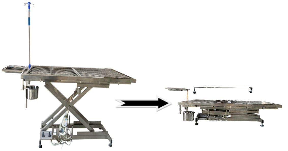 High-Quality Stainless Steel Pet Operating Table