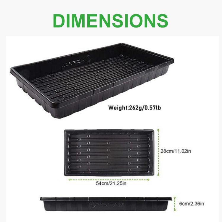 Large planting deep flats tray