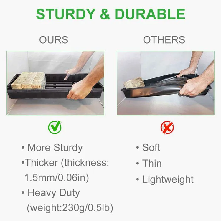 Large planting deep flats tray