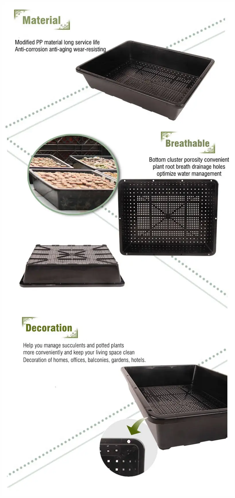 Plant Water Drainage Tray
