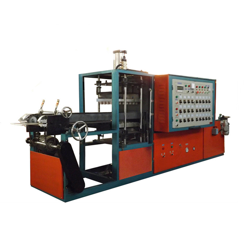 plastic tray thermoforming machine | press moulding | vacuum forming