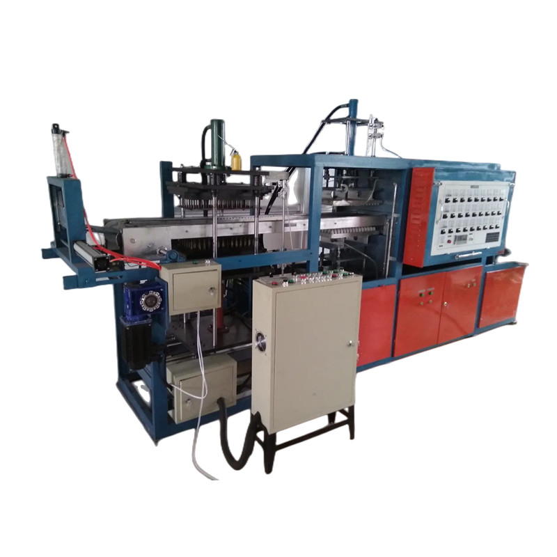 plastic tray thermoforming machine | press moulding | vacuum forming