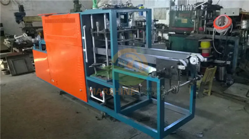 plastic tray thermoforming machine | press moulding | vacuum forming