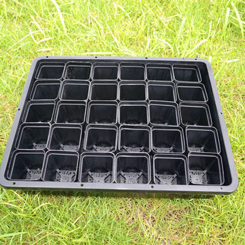 Plastic Plant Seedling Pots With Tray