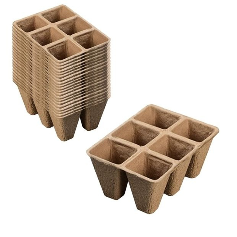 pulp paper seed starting cell trays