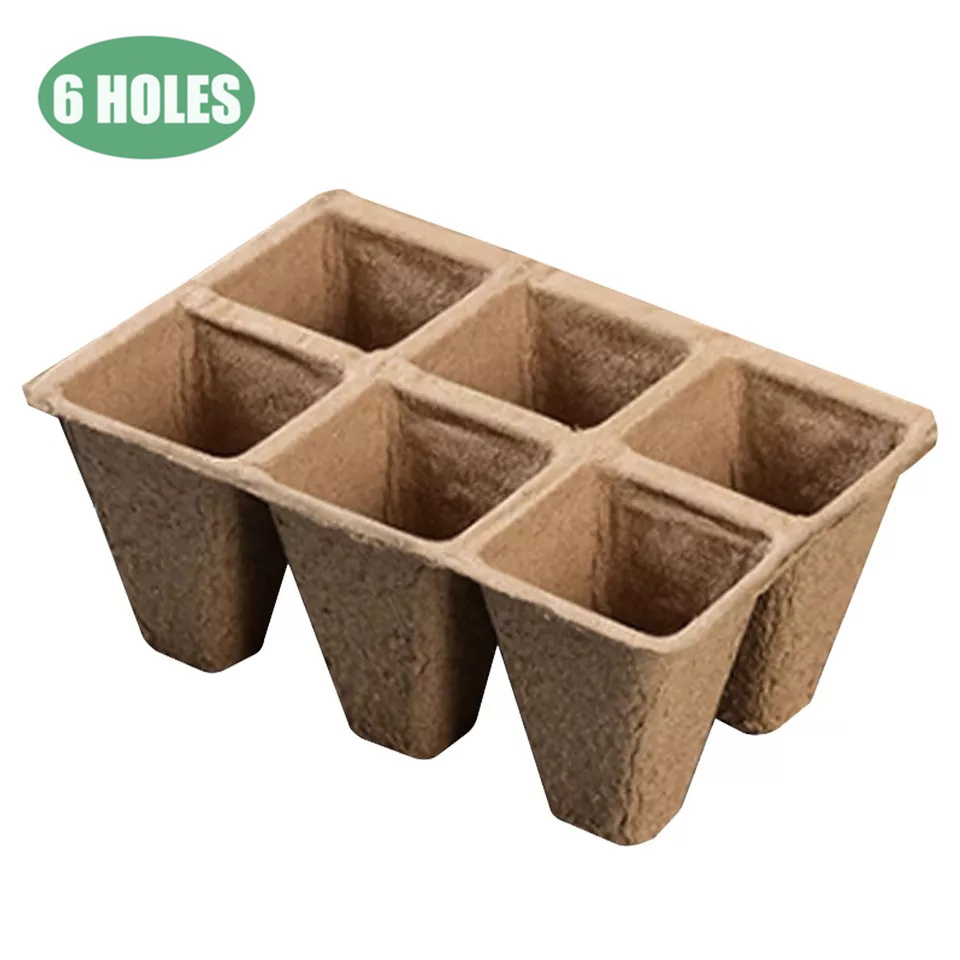 pulp paper seed starting cell trays