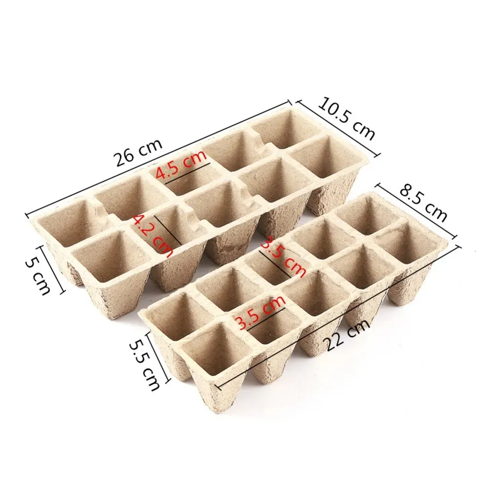 10 Cell Biodegradable Seedling Tray