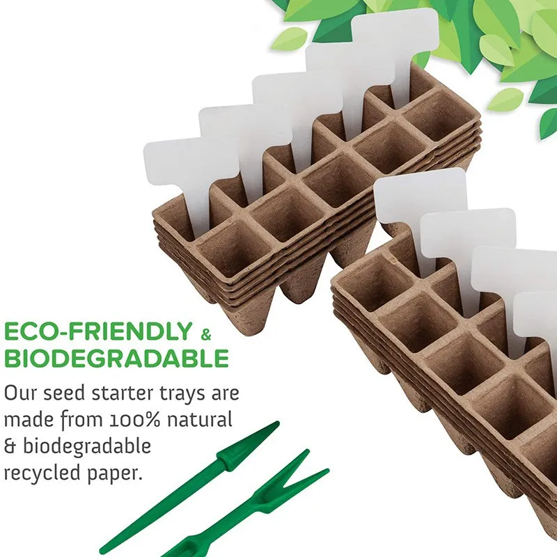 10 Cell Biodegradable Seedling Tray