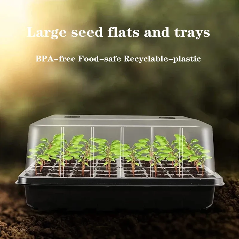 Large seed flats and trays
