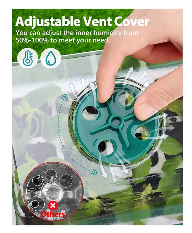 Seed starting humidity dome