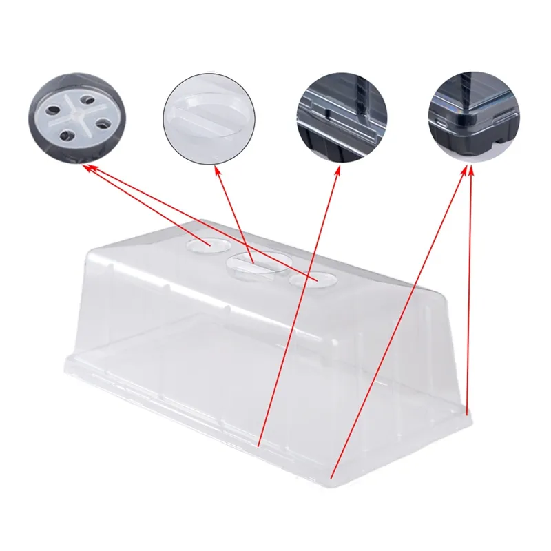 Seed starting humidity dome