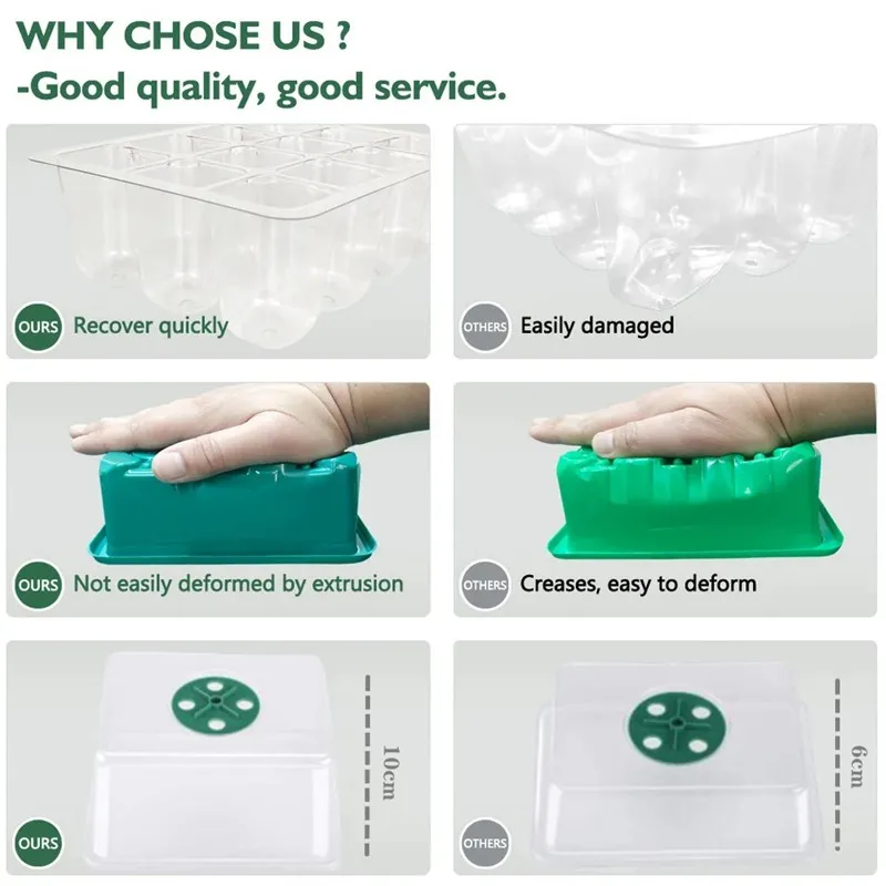 Seed Germination Containers With Lid