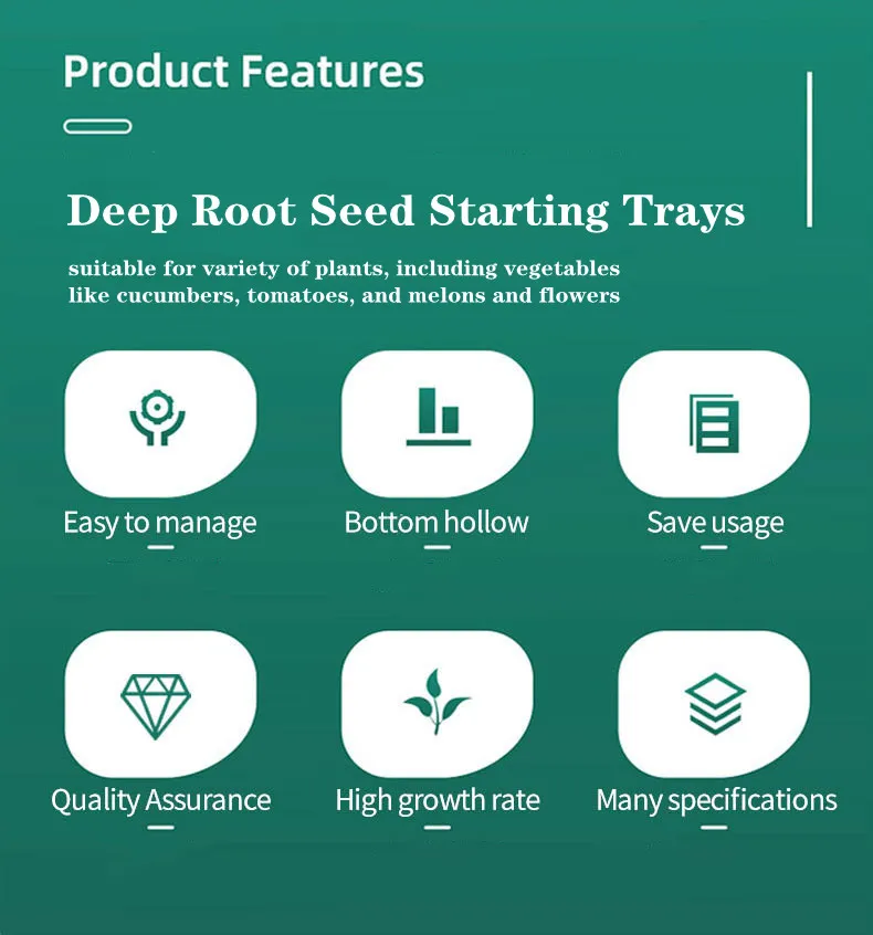 Deep Root Seed Starting Trays
