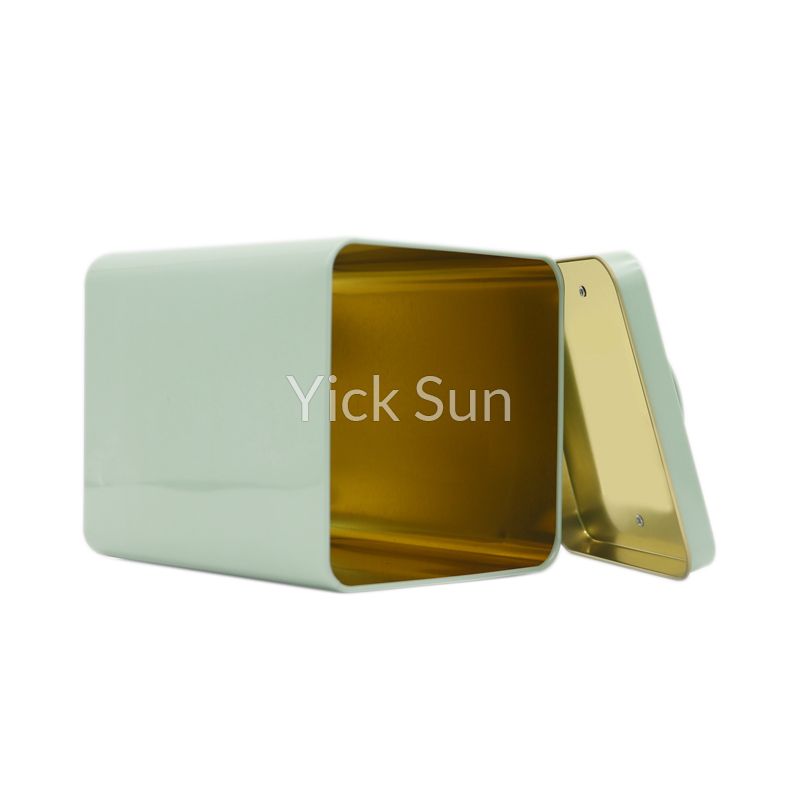 Square Sugar Tins, Wholesale Tea Coffee Sugar Tins With Metal Handle
