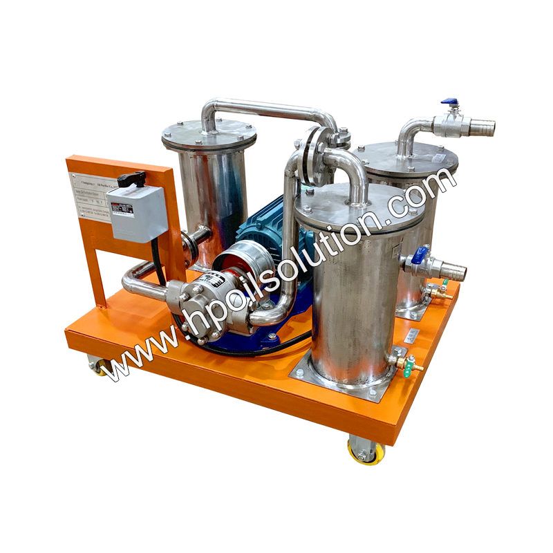 Stainless Steel Mini Oil Filtration Unit