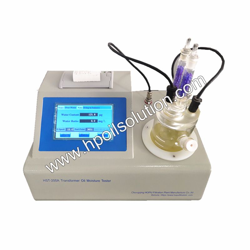 Karl Fischer Lube Oil Water Tester, Transformer Oil Moisture Analyzer