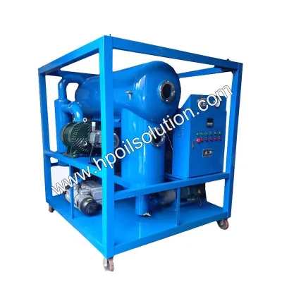 Horizontal Double Stage Vacuum Transformer Oil Purifier