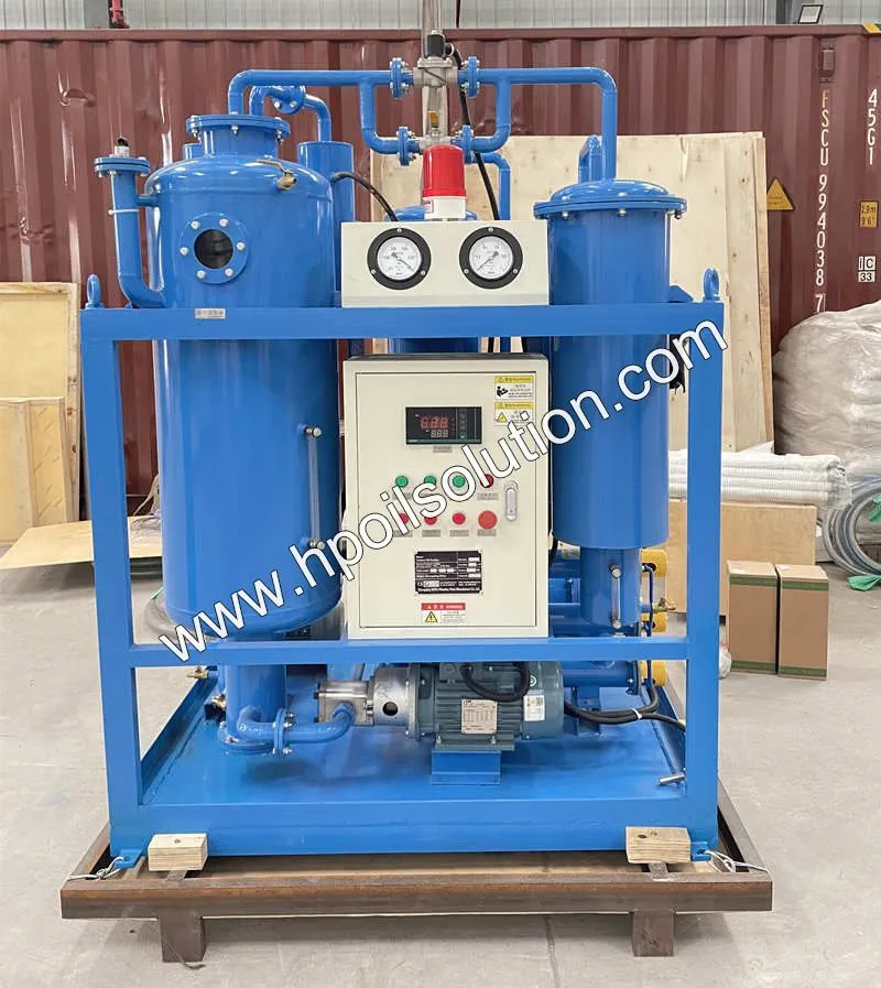 Turbine Oil Dehydration and Filtration Machine