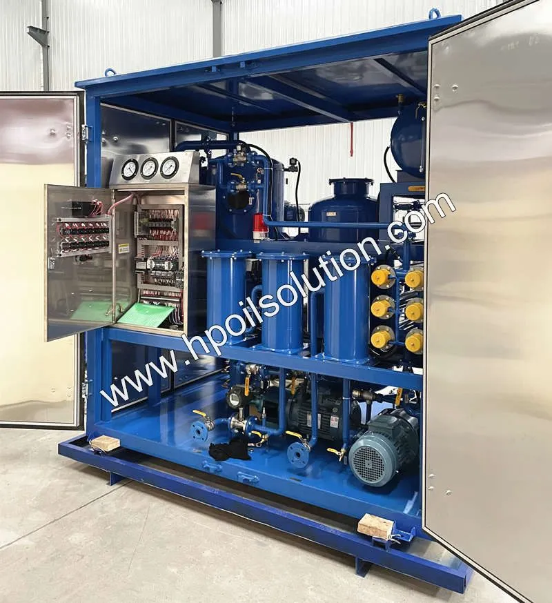 Weather-proof Mobile Trailer Type Transformer Oil Regeneration System