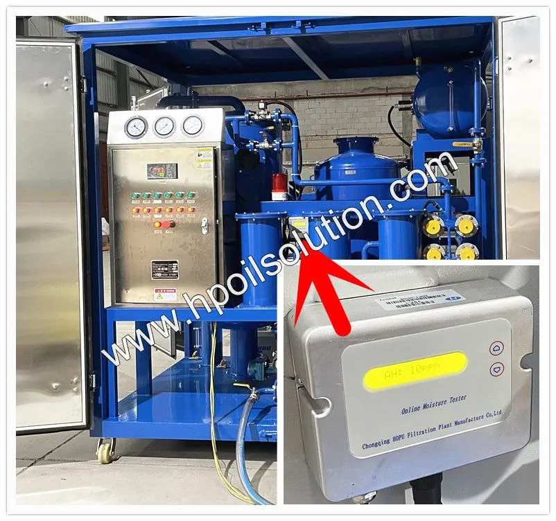 Transformer Oil Moisture PPM meter, Online Oil Water Monitor