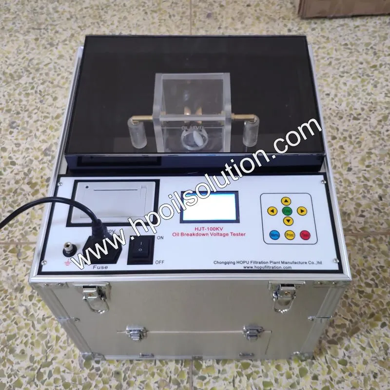 Portable Transformer Oil BDV Tester, Oil Testing Kit