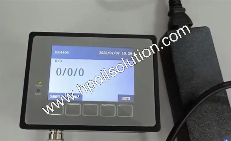 Online liquid particle counter,NAS Oil Cleanness Degree Tester