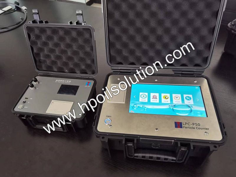 Portable Lube Oil Particle Counter, Hydraulic Oil NAS1638 Analyzer