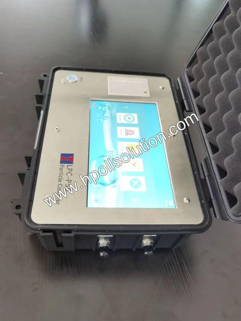 عداد جزيئات زيت التشحيم المحمول ، محلل الزيت الهيدروليكي NAS1638