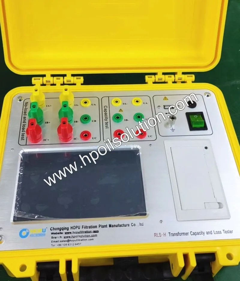 Transformer Capapcity Tester, Load And No-Load Loss Analyzer