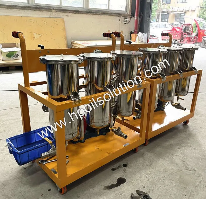 Stainless Steel Cooking Oil Purifier, Oil Filtration Unit