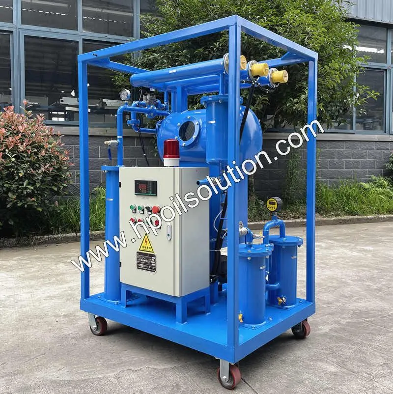 Small Vacuum Transformer Oil Purifier, Oil Filtration Equipment
