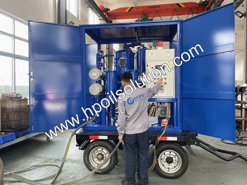 Mobile Transformer Oil Filtration Plant, Insulation Oil Purifier