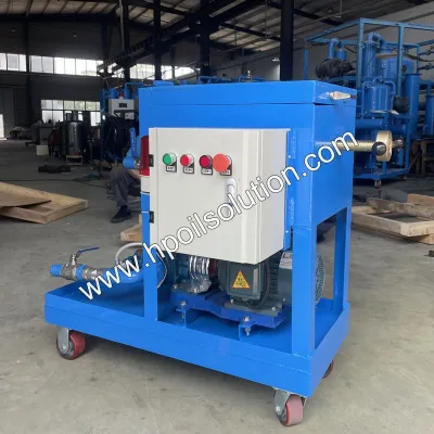 Portable Hydraulic Oil Filter Cart, Press Oil Filtration Machine