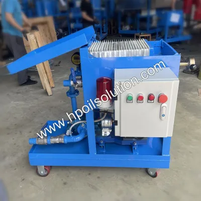 Portable Hydraulic Oil Filter Cart, Press Oil Filtration Machine