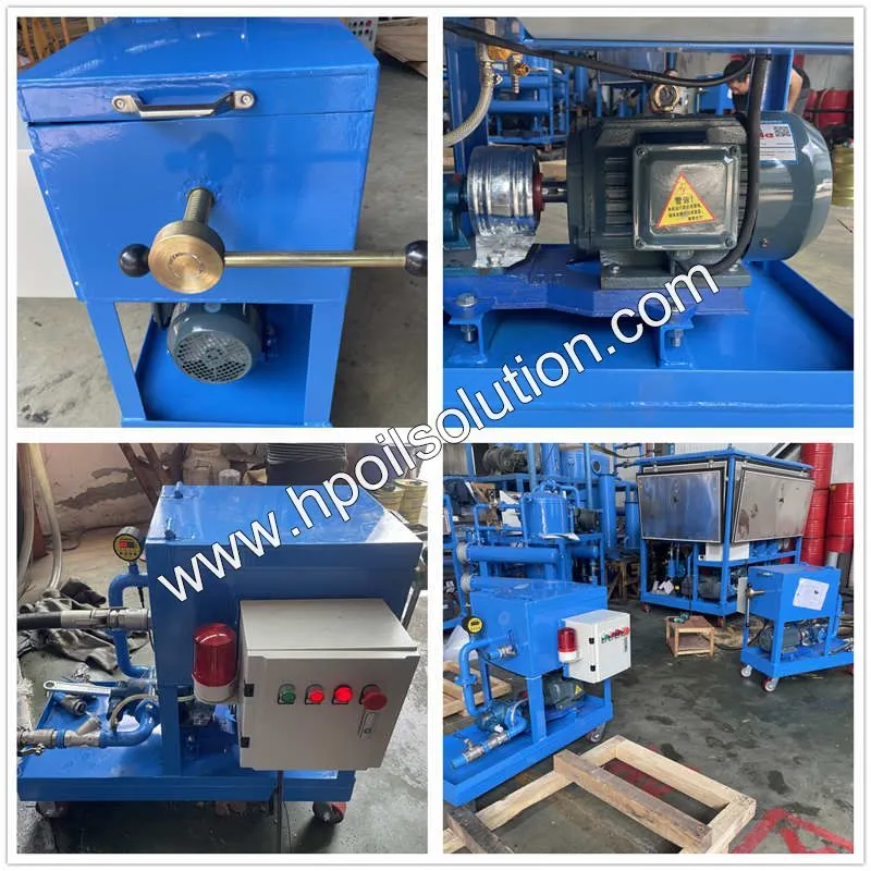 Portable Hydraulic Oil Filter Cart, Press Oil Filtration Machine