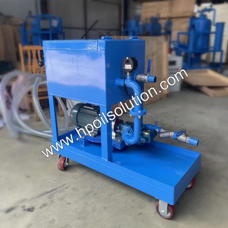 Portable Hydraulic Oil Filter Cart, Press Oil Filtration Machine