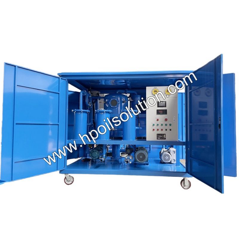 Weather proof Transformer Oil Purifier, oil cleaning machine