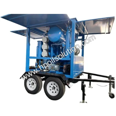 Mobile Trailer Transformer Oil Purifier, Oil Filtration System